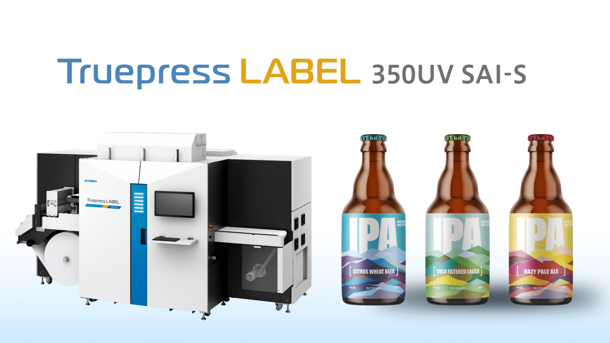SCREEN releases new LV02 ink series for Truepress LABEL 350UV SAI S to ...