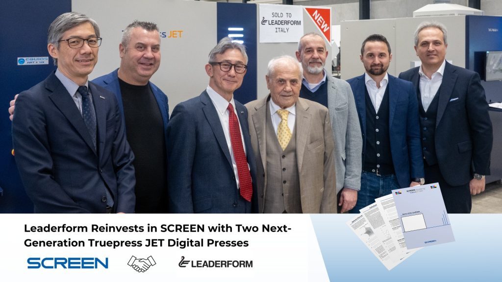Leaderform Reinvests with Two New SCREEN Inkjet Presses