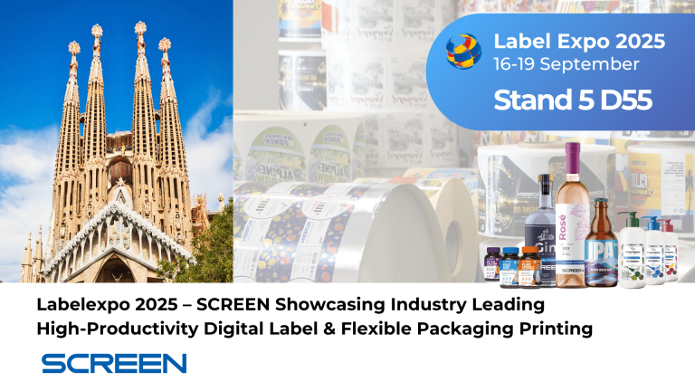 SCREEN at Labelexpo 2025: High-Efficiency Digital Print