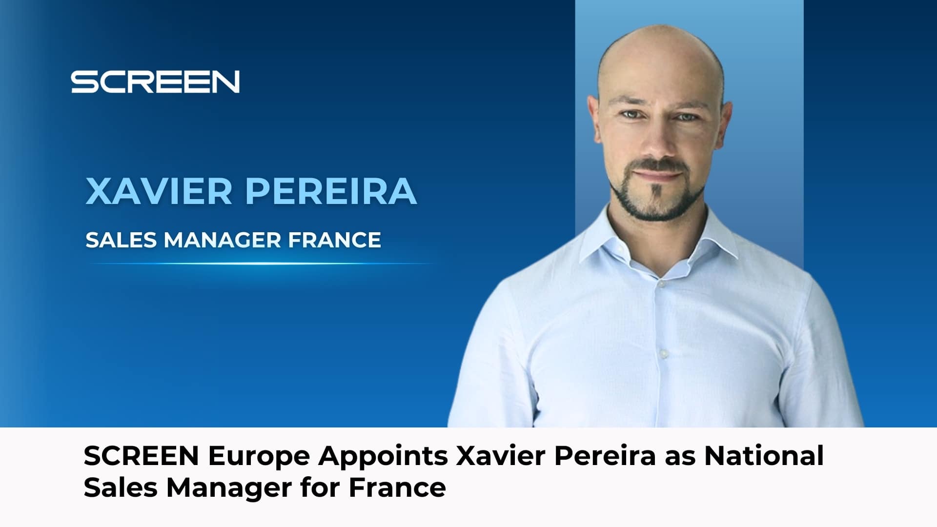 SCREEN Europe appoints Xavier Pereira for France
